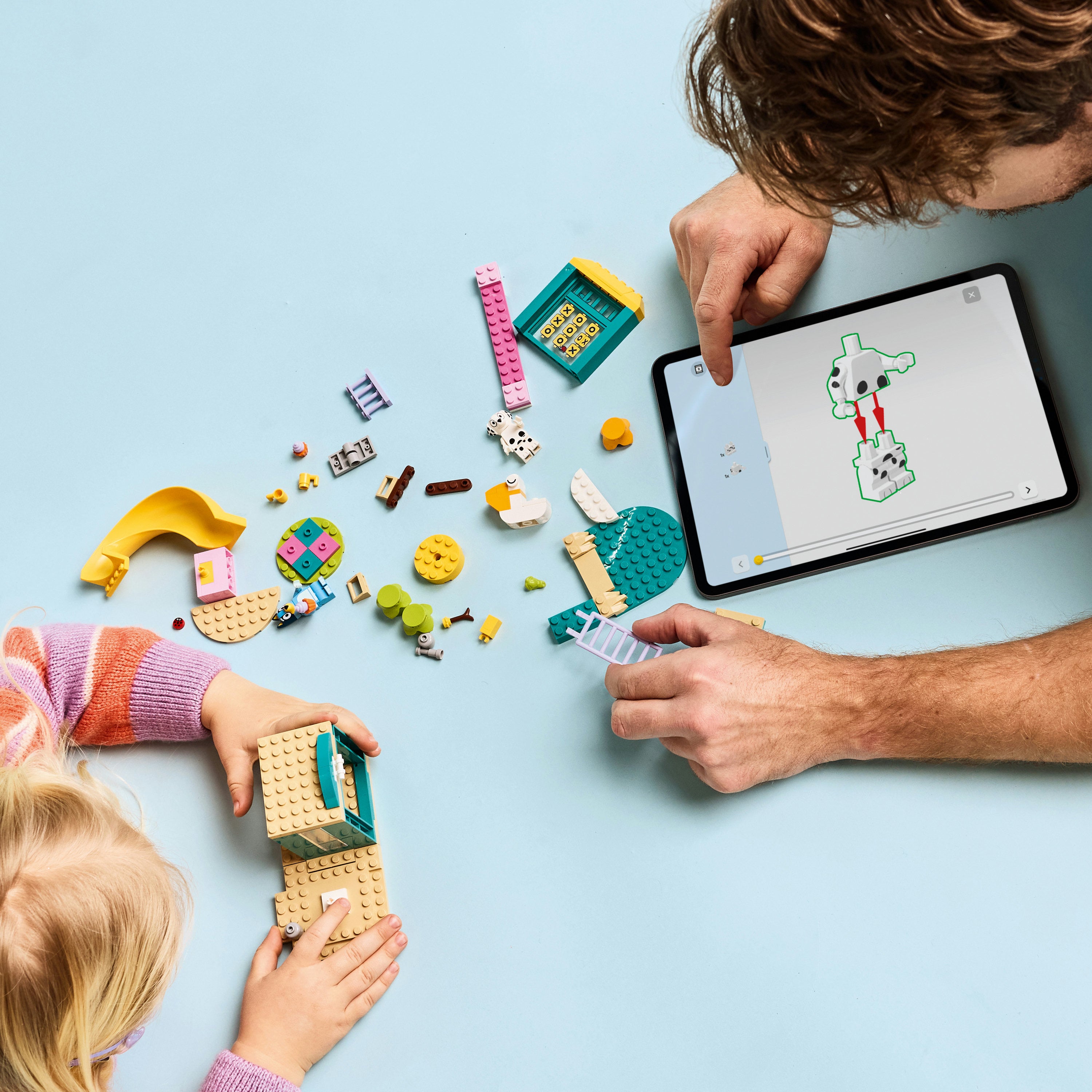 LEGO® Bluey Playground Fun with Bluey and Chloe Preschool Toy Building ...