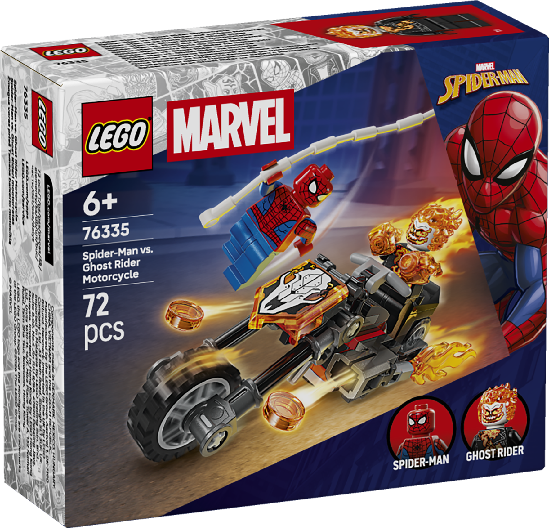 LEGO® ? Marvel Spider-Man vs. Ghost Rider Motorcycle 76335 – lego ...