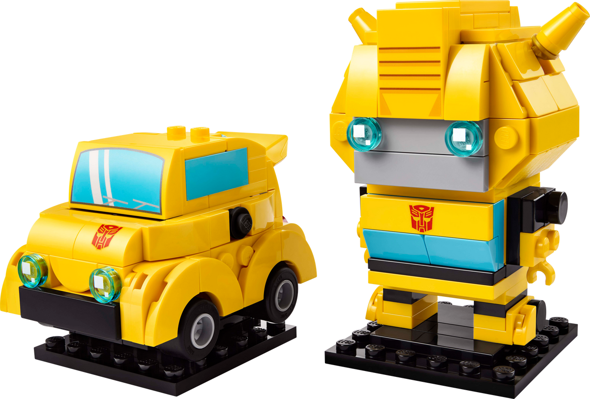 BrickHeadz™ Transformers Bumblebee Robot Figure & Vehicle Toy 40804 Bu ...
