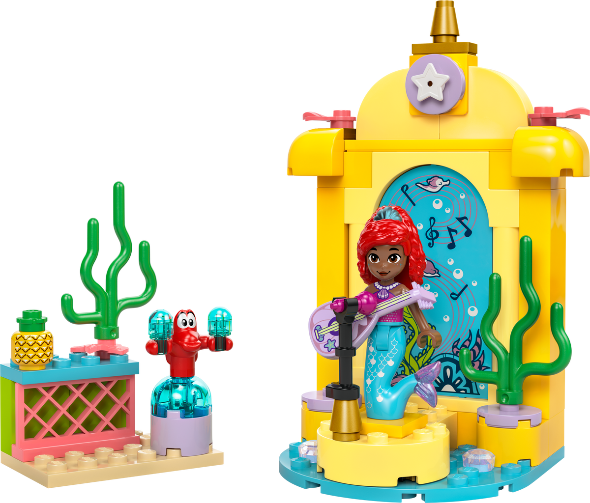 Disney Princess Ariel’s Music Stage 43235 Building Kit (60 Pieces ...