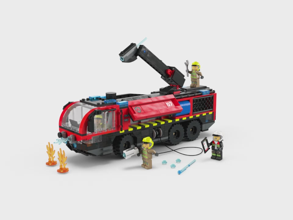 LEGO® City Airport Fire Truck - Toy Truck Building Set 60499 – lego ...